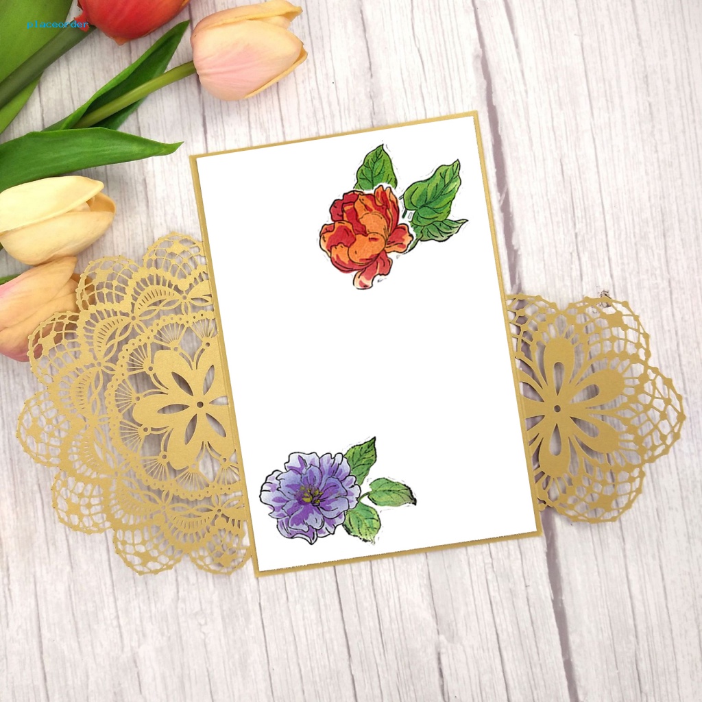 [PO] Halloween Themed Stamps Pocket Stamp Flower Embossing Metal Dies ...
