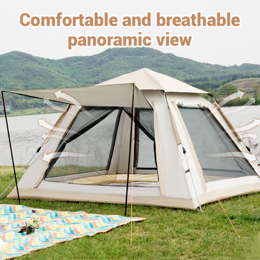 Camping Water Proof Ten Foldable Tent with Stand for Naturehike Tent ...