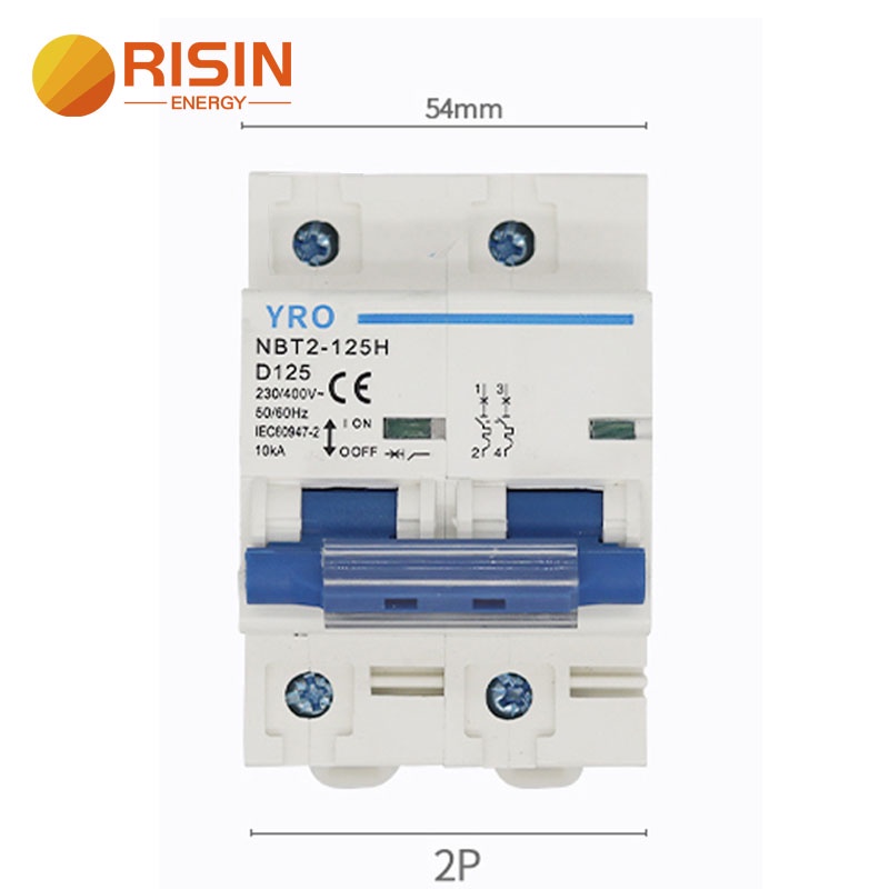 Fast Delivery Risin 1P 80A 100A 125A AC MCB 400V Circuit Breaker For ...
