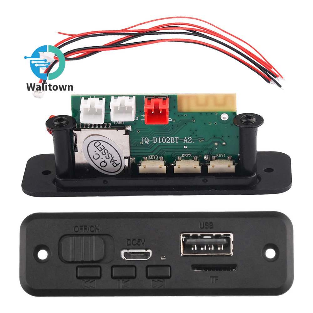 DC5V 2*3W MP3 Bluetooth Decoding Board Module MP3 Communication Car ...