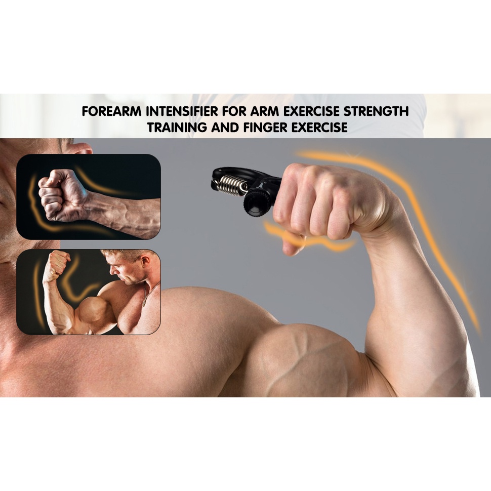 60kg Hand Grip Exercise Gym Hand Grip Adjustable Hand Grip Strengthener ...