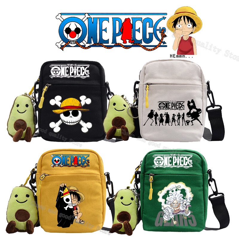 One Piece Shoulder Bag Fashion Anime Print Luffy Boys Crossbody Bag ...