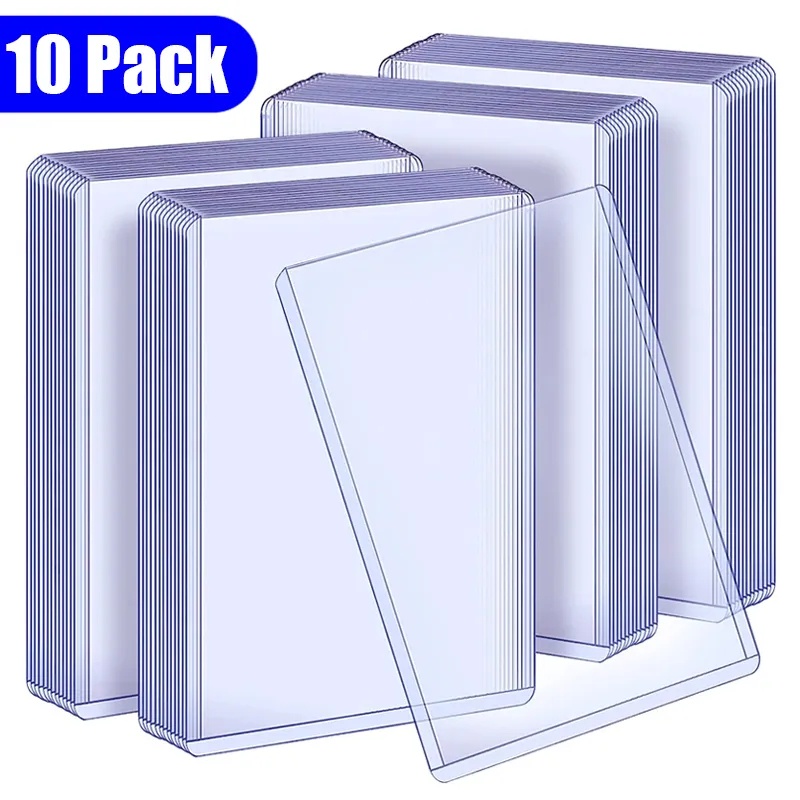 10Pcs Transparent PVC Card Protective Sleeves/Anti-scratch Playing ...