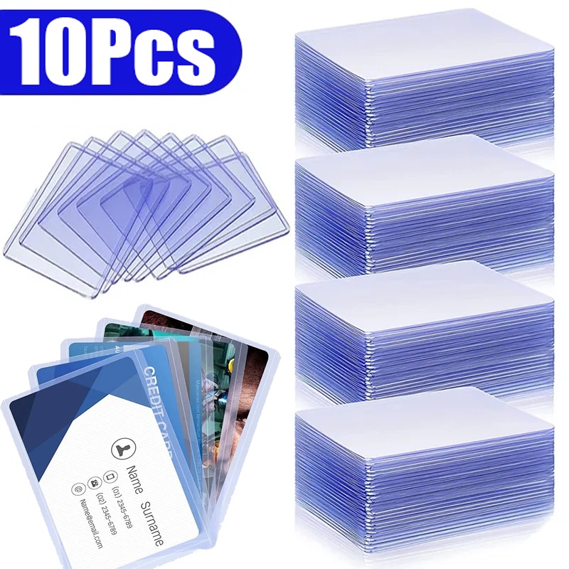 3/5/10Pcs Transparent PVC Card Sleeves/7.5*10cm Collectible Basketball ...