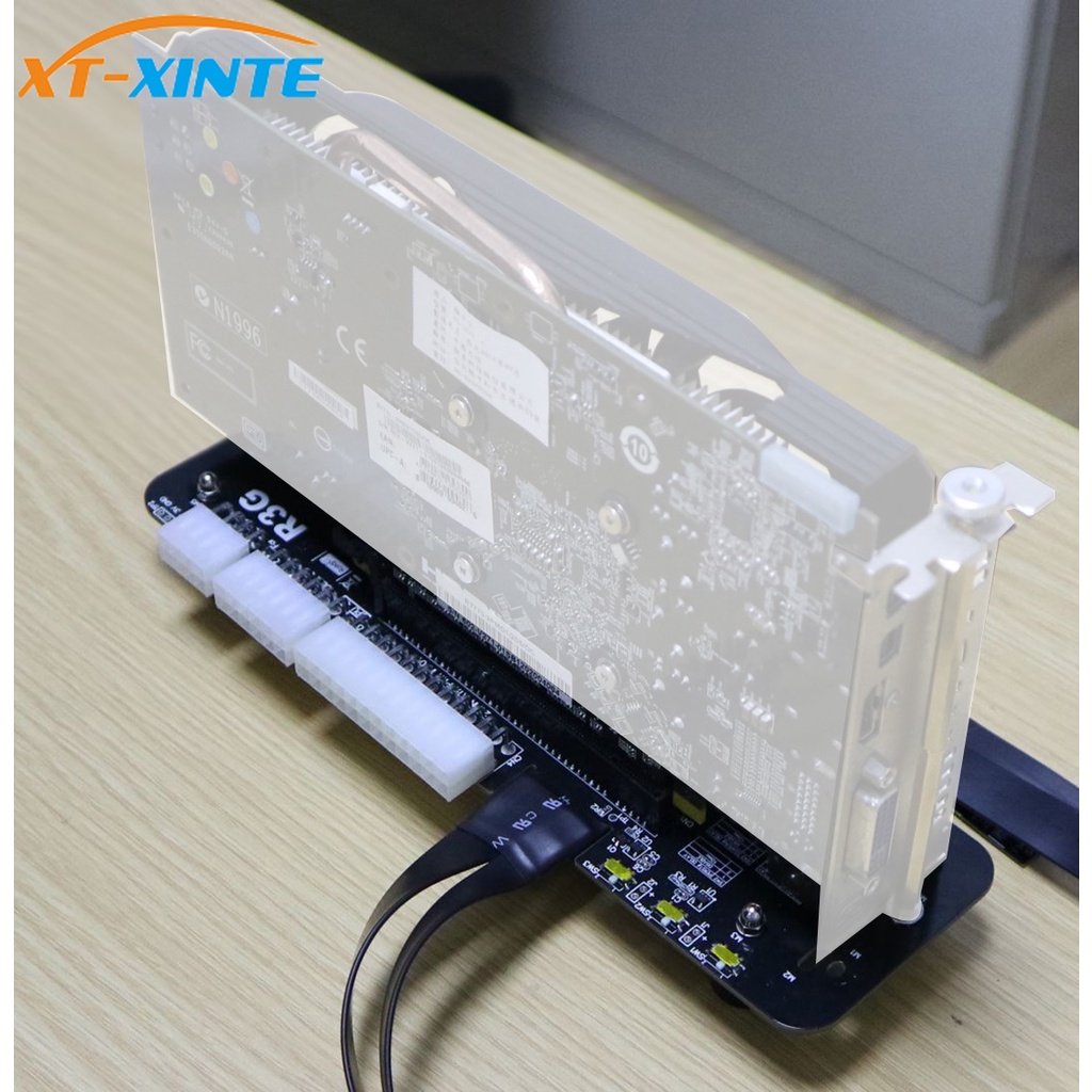 XT-XINTE R23SG eGPU PCIe x16 to PCie x4 Extension Cable 16x PCI-Express ...