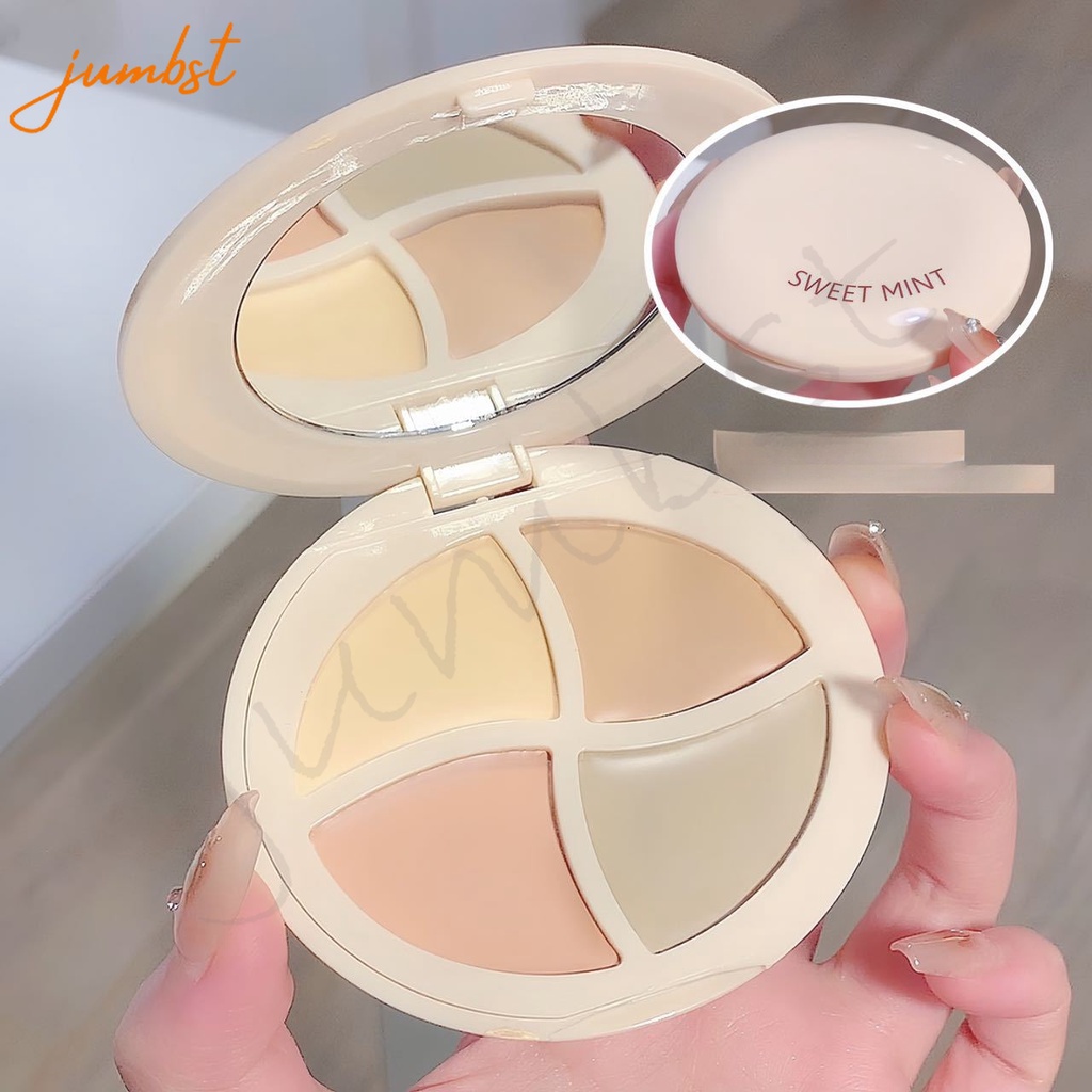 SWEET MINT Four-color Concealer Facial Concealer Dark Circles Brighten ...