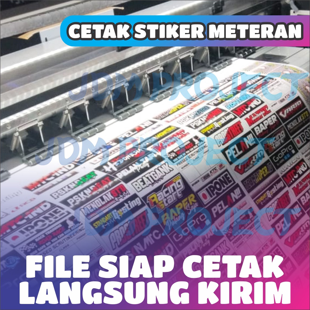 Meter Sticker Material Width 1 Meter | Print Ecosolvent Stickers | JDM ...
