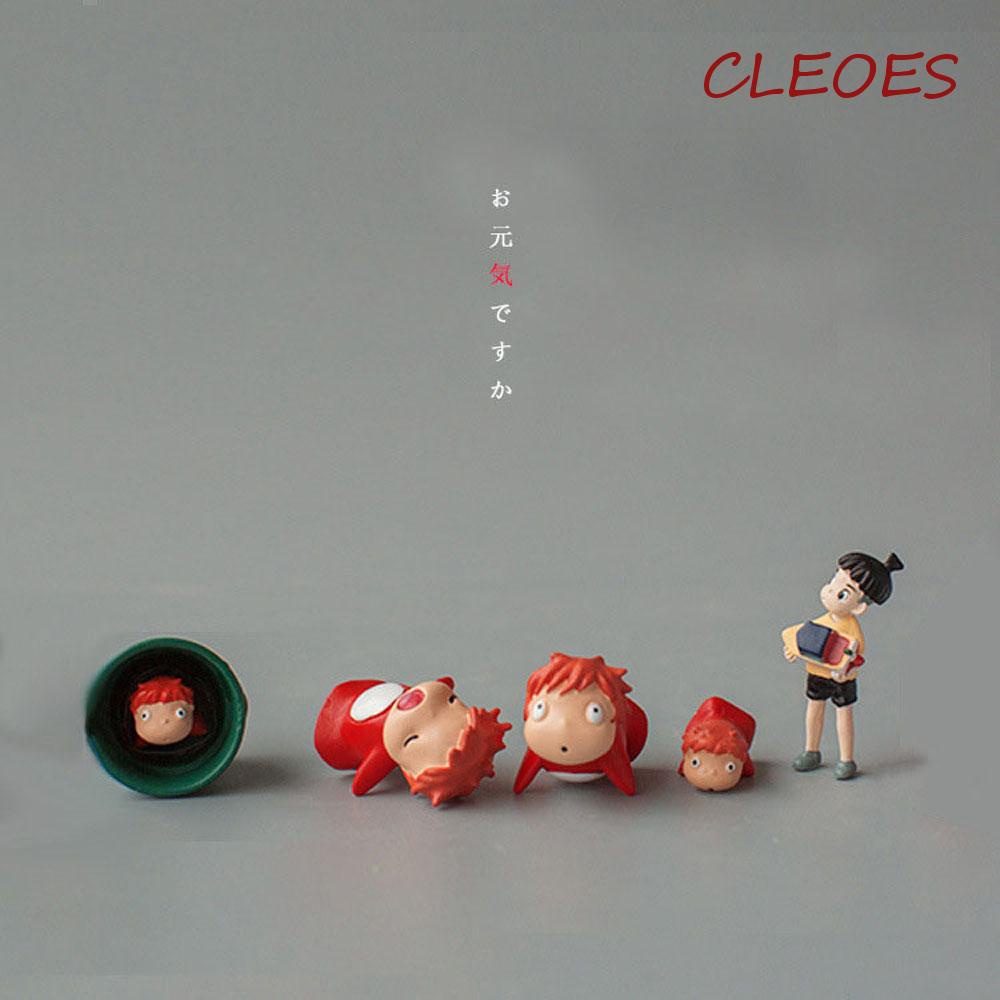 CLEOES Ponyo On The Cliff Action Figures Mini Collection Classic ...