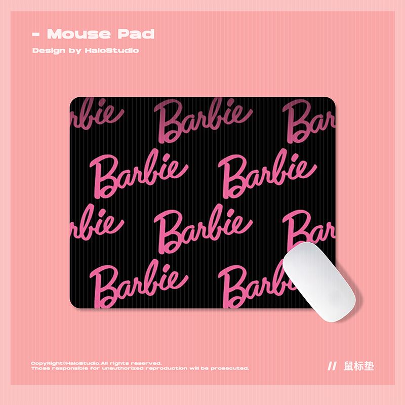 20*25cm Barbie Series High Quality Waterproof Mouse Pad Barbie Girl ...