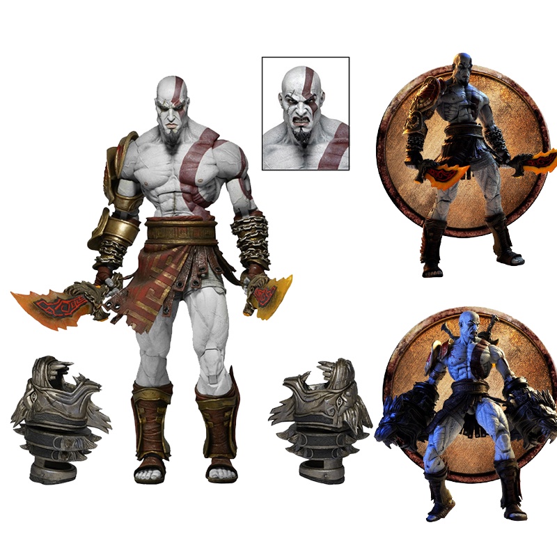 NECA Kratos Action Figure God of War 3 Figures Decoration Model Toy ...