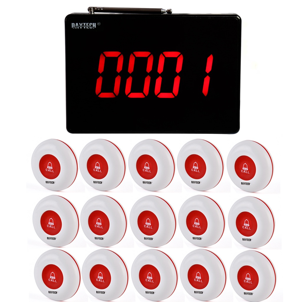 Chunhee Wireless Service Call Pager Button Restaurant Calling System ...