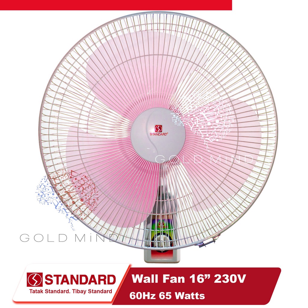 Standard Electric Fan Wall Fan 16 inches (Plastic Blade) | Shopee ...