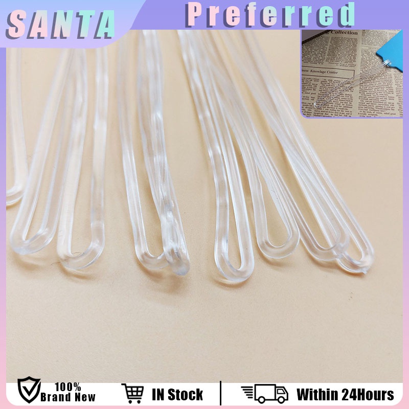 100PCS Rubber Loop Straps Clear PVC Ropes for Bag Tag, Luggage Tag, ID ...