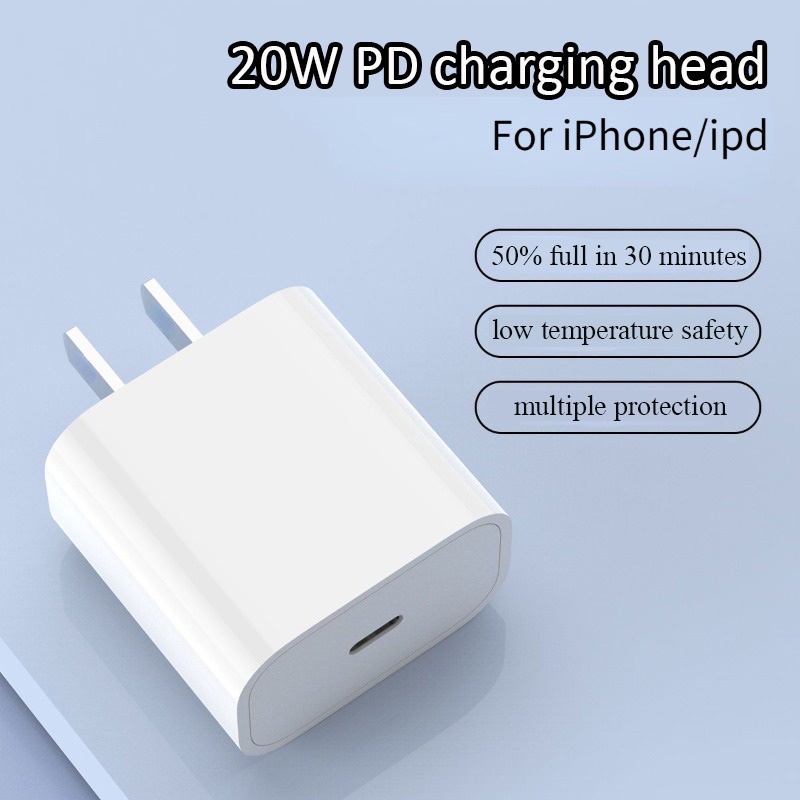 COD 12W 20W Fast Charger USB-C Power Adapter With USB PD Cable Cord ...