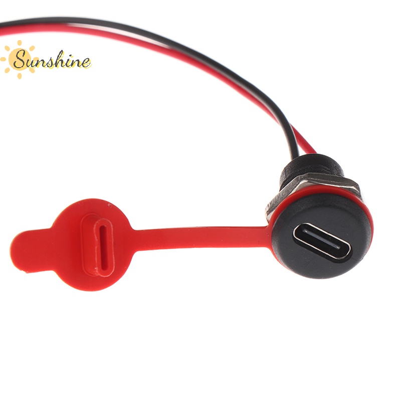 Sunshine> USB-C 2Pin High Current Charging Socket With PH2.0 Nut Snap ...
