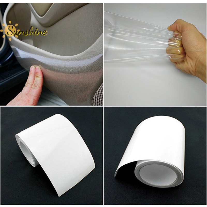 Sunshine> 10cm*100cm Bike Bicycle Frame Protector Clear Wear Surface ...