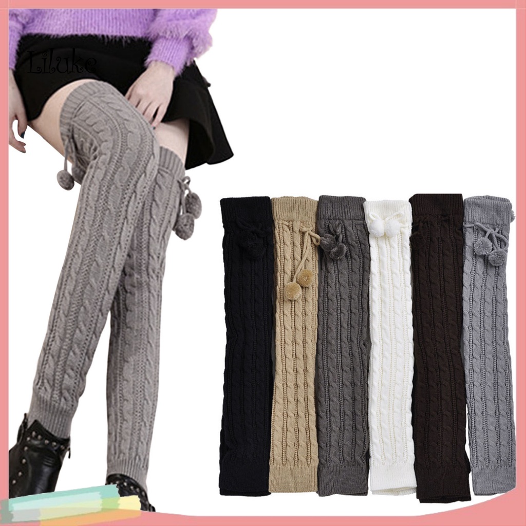 LK 1 Pair Solid Color Leg Protectors for Daily Life Fall Winter Female ...