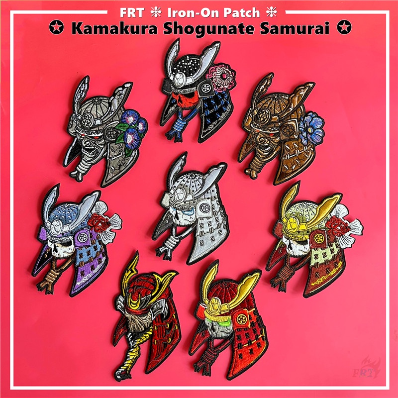 ☸ Kamakura Samurai - Shogunate Iron-on Patch ☸ 1Pc DIY Sew on Iron on ...