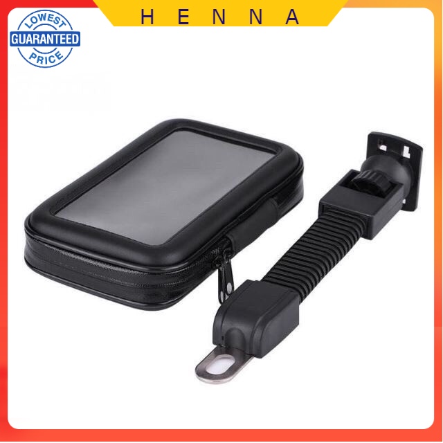 【HENNA】 Motorcycle Waterproof Pouch Holder Cellphone Mount | Shopee ...