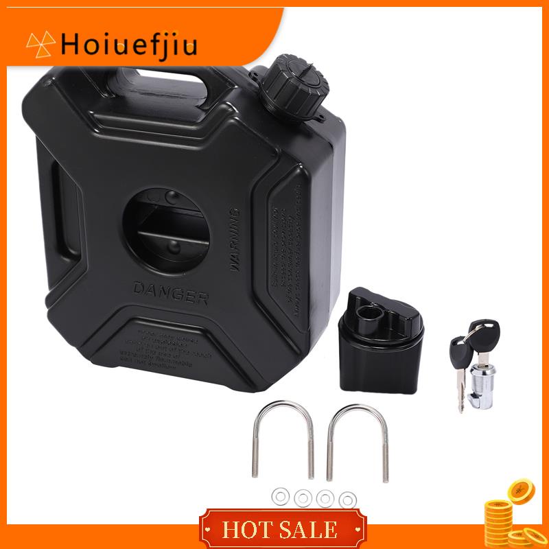 【Hoiuefjiu】5L Liters Black Fuel Tank Can Car Motorcycle Spare Petrol ...