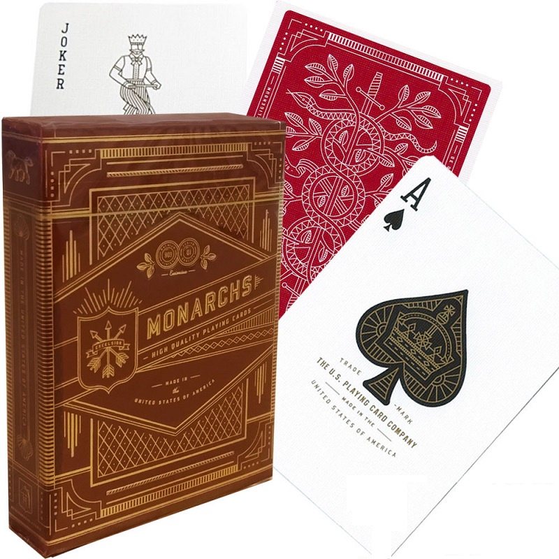 Theory11 Monarchs Playing Cards Red Bicycle Monarch Deck Poker ...