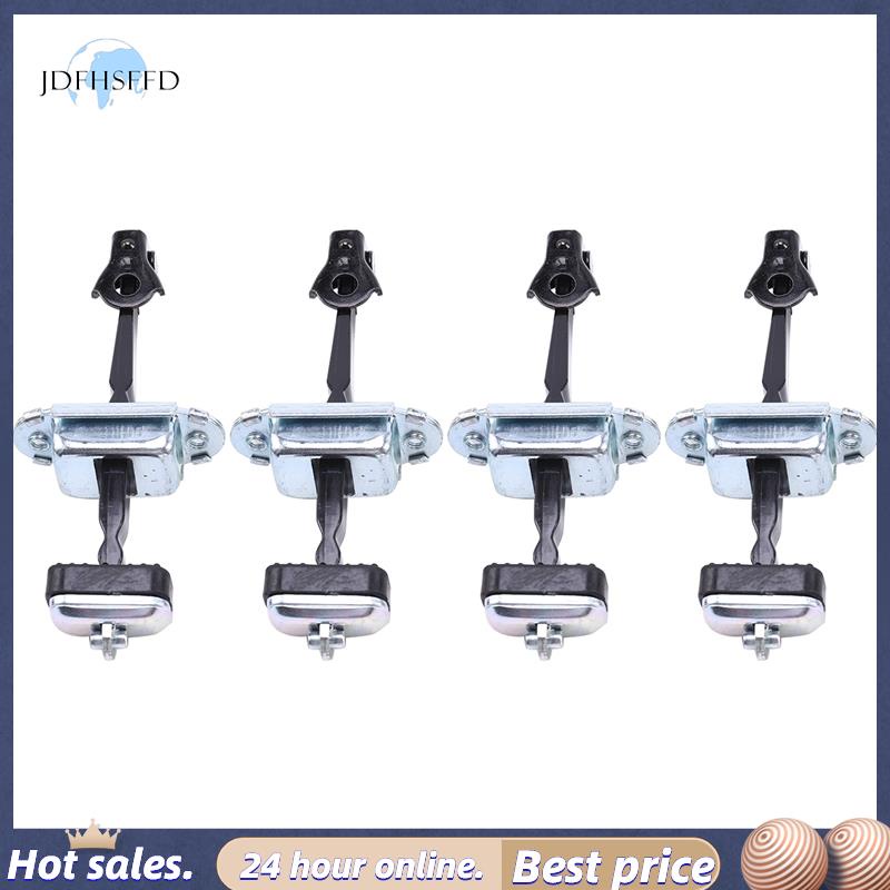 【jdfhsffd】4PCS Car Door-Check Strap Stopper Door Checker Front Rear ...