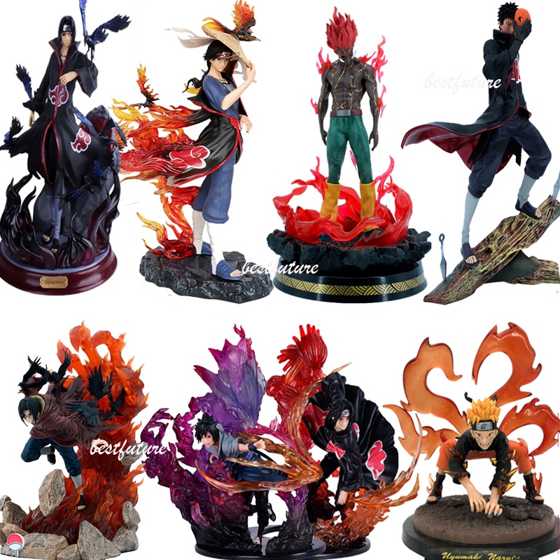 Uchiha Itachi Tobi Sasuke Uchiha Might Guy Action Figures Gifts ...