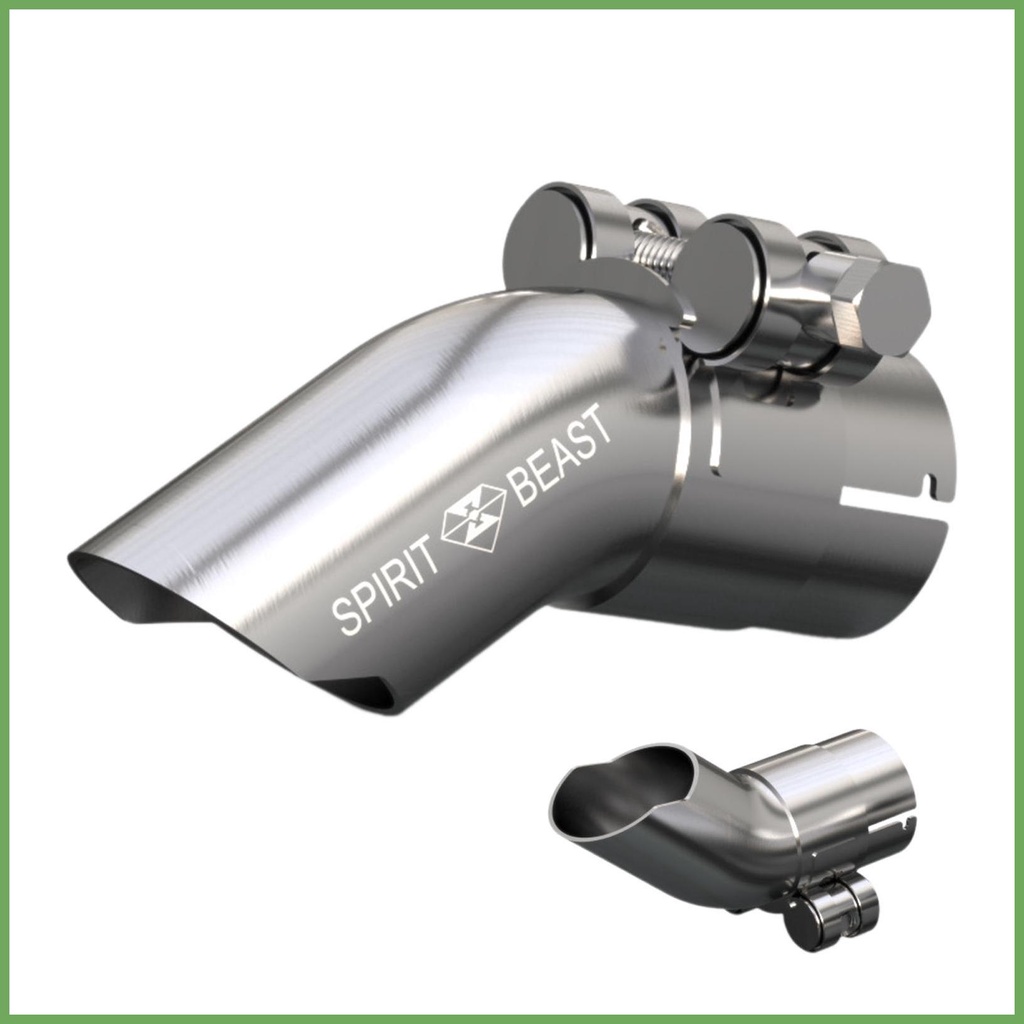 Tail Throat Muffler Tip Universal Exhaust Heat Shield Muffler Protector ...