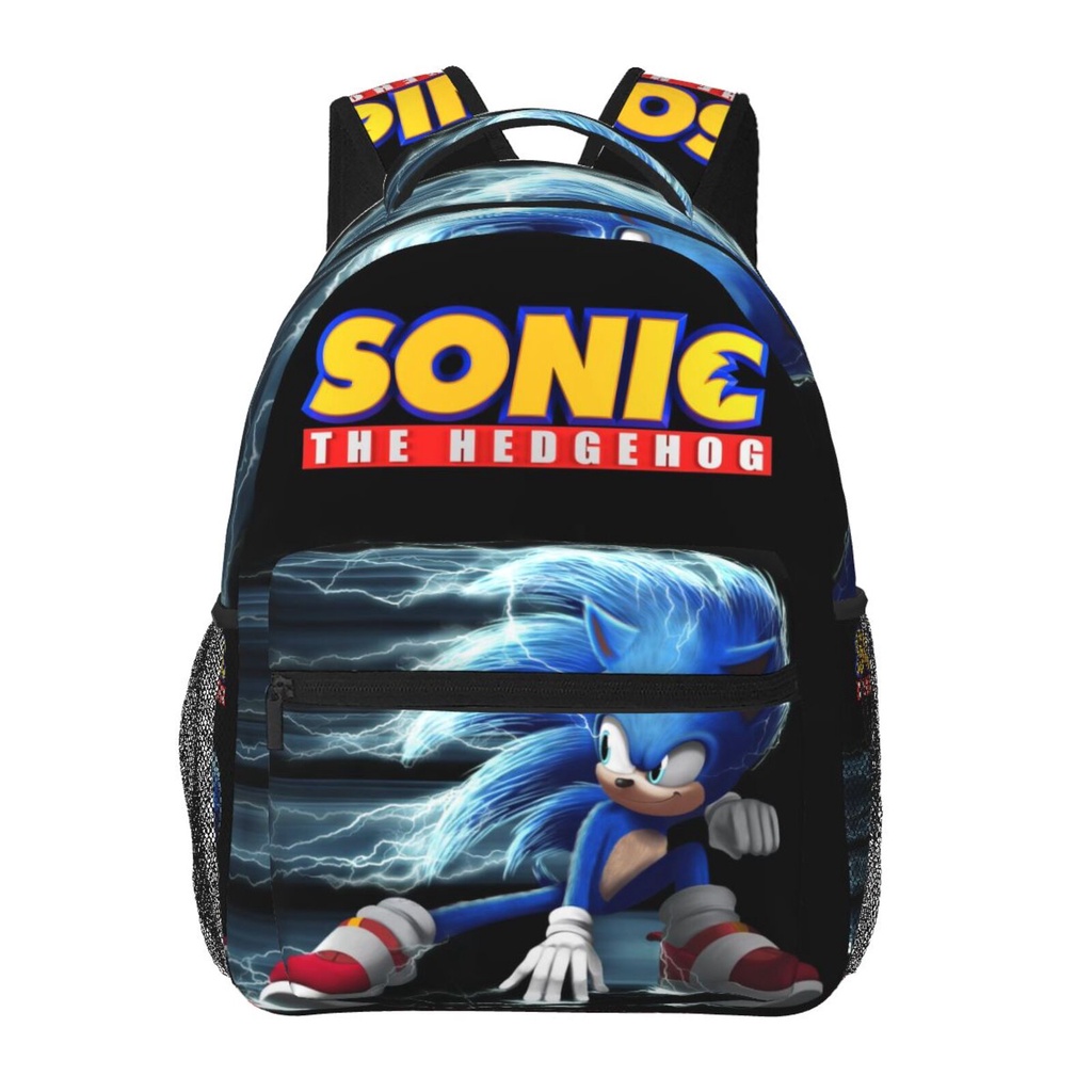 Sonic Student backpack male and female cute student schoolbag light ...