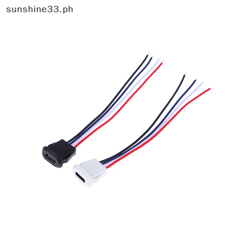 sunshine 4 Pin Press Type USB Connector Type-C Waterproof With PH 2.0 ...