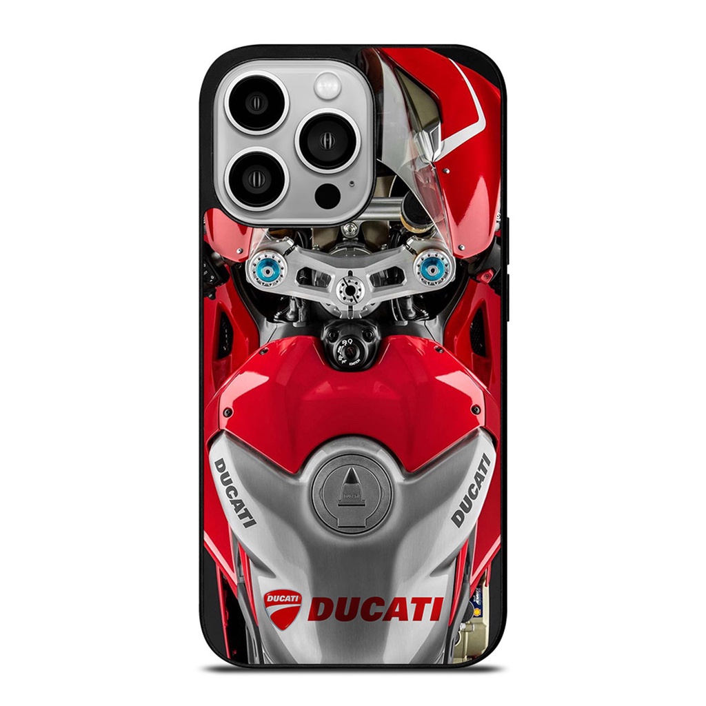New DUCATI MOTOR Print TPU Black Hard Case Cover Case For IPhone 14 Pro ...