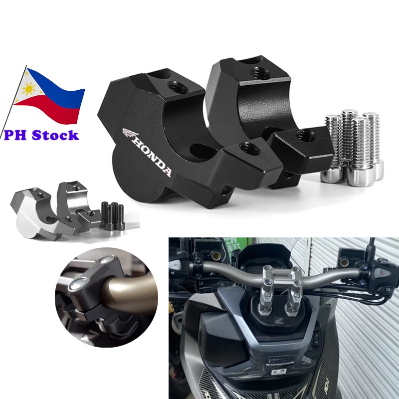 REYGEAKT For Honda Adv 150 160 350 Xadv 750 Handlebar Riser Drag Handle Bar Clamp Extend Adapter ...