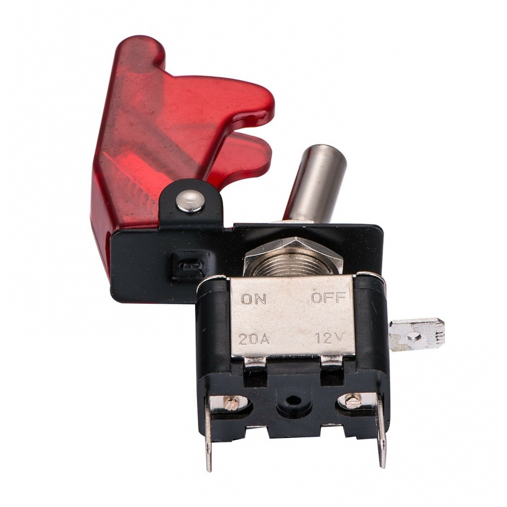 Toggle Switch Heavy Duty LED On-Off RED SPST Safety 1 Pc 20 AMP ...