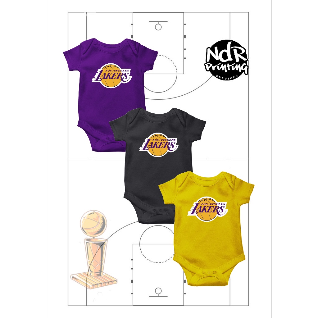 Baby Onesie-Lakers (Western Conference) | Shopee Philippines