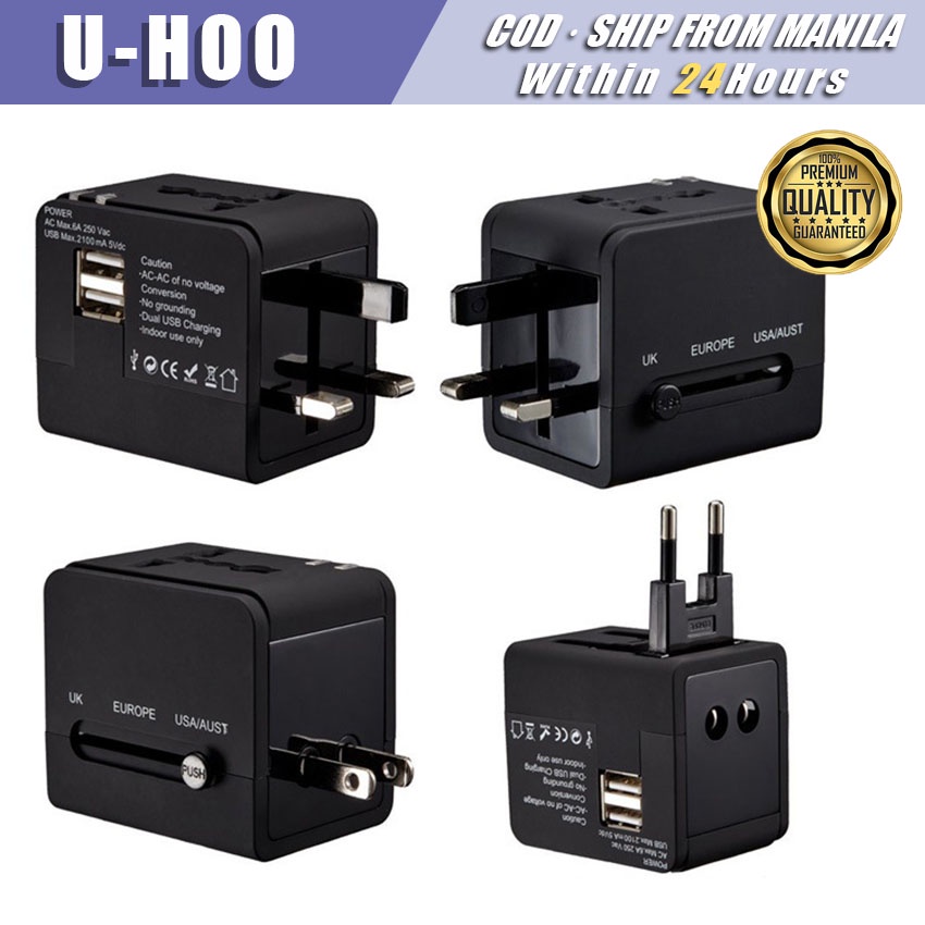 1500W Travel Conversion Socket Universal Type C All-in-one Fast Charging Plug Socket Converter ...