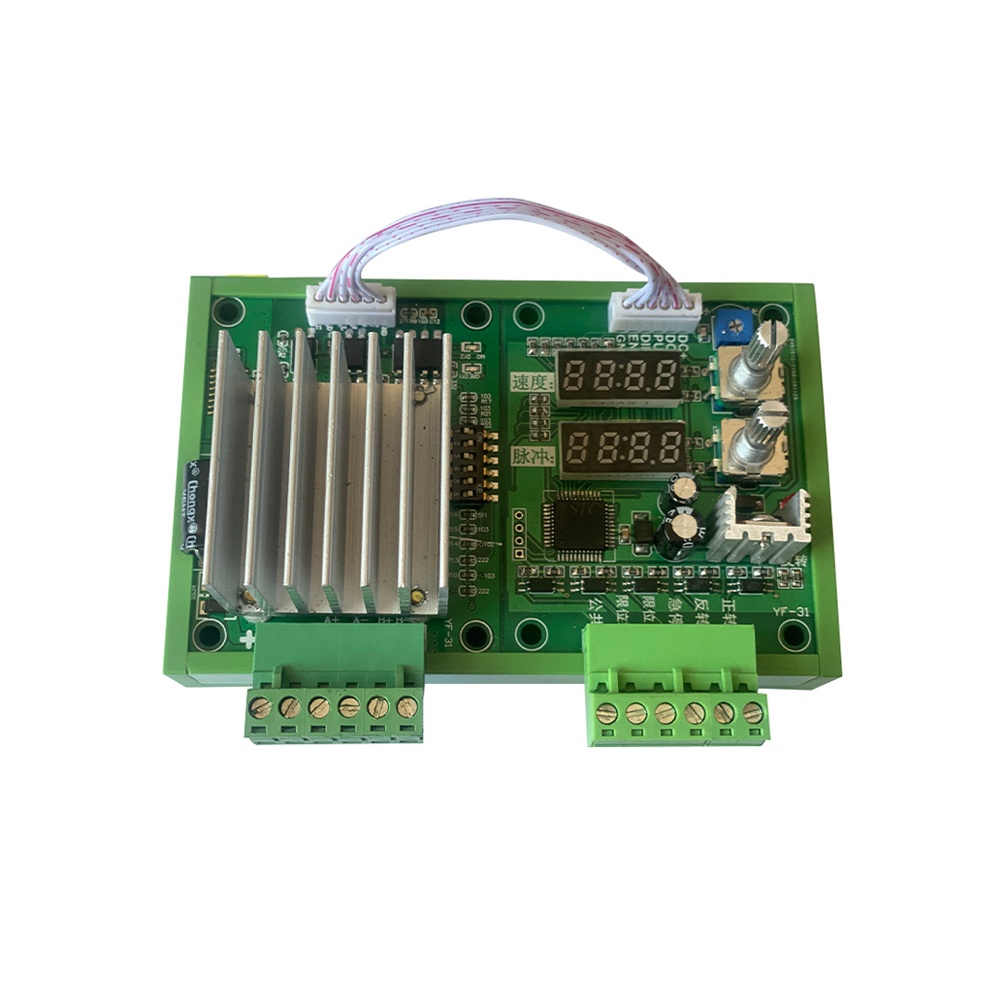 42 57 Stepper Motor Drive Control Board Forward and Reverse Controller Limit Angle Pulse Speed ...