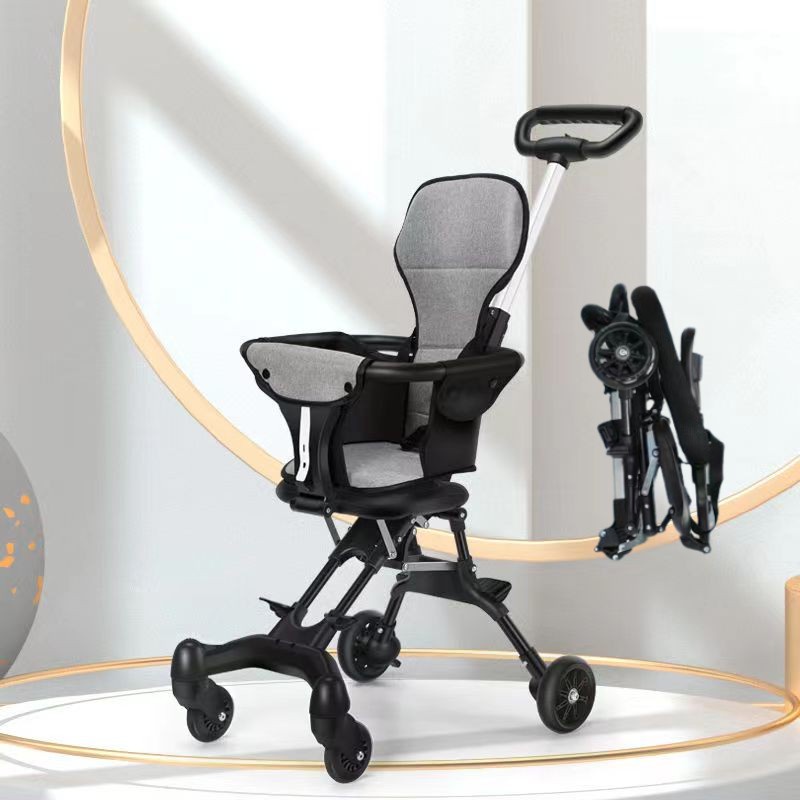 Portable Baby Stroller Travel Folding Prams High Landscape Stroller ...