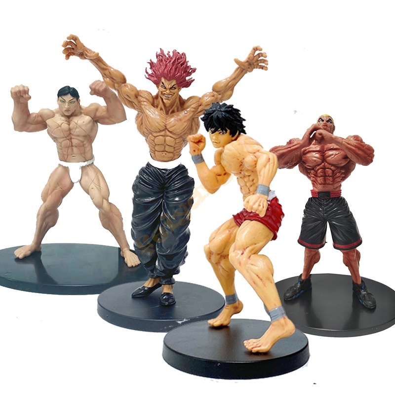 New Hanma Baki Action Figure Anime Hanma Yujirō Jack Kaoru Huashan ...
