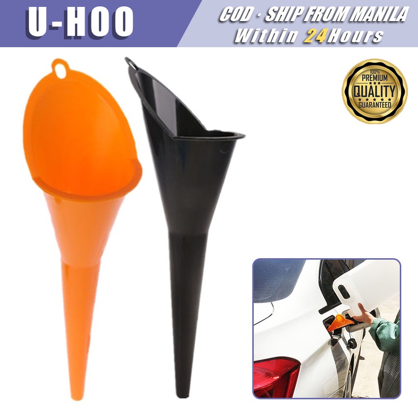 New Plastic Long Oil Funnel For Car Motorcycle Farm Machine Funnel ...