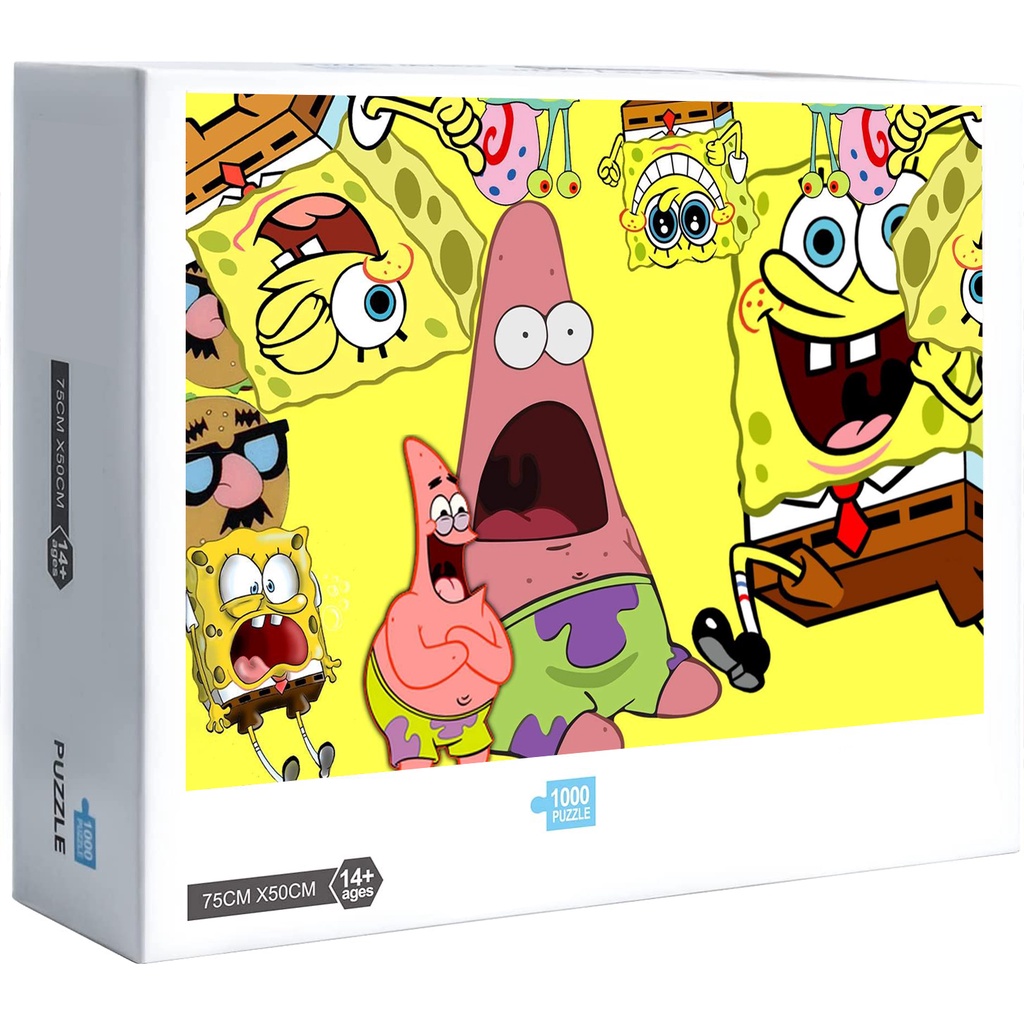 SpongeBob SquarePants Popular Jigsaw Puzzle Adult Children Educational ...