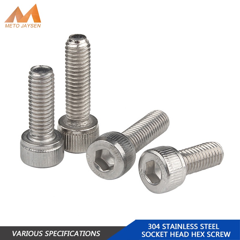 M4 M5 Stainless Steel 304 Hex Hexagon Socket Head Bolt Screws Bolts ...