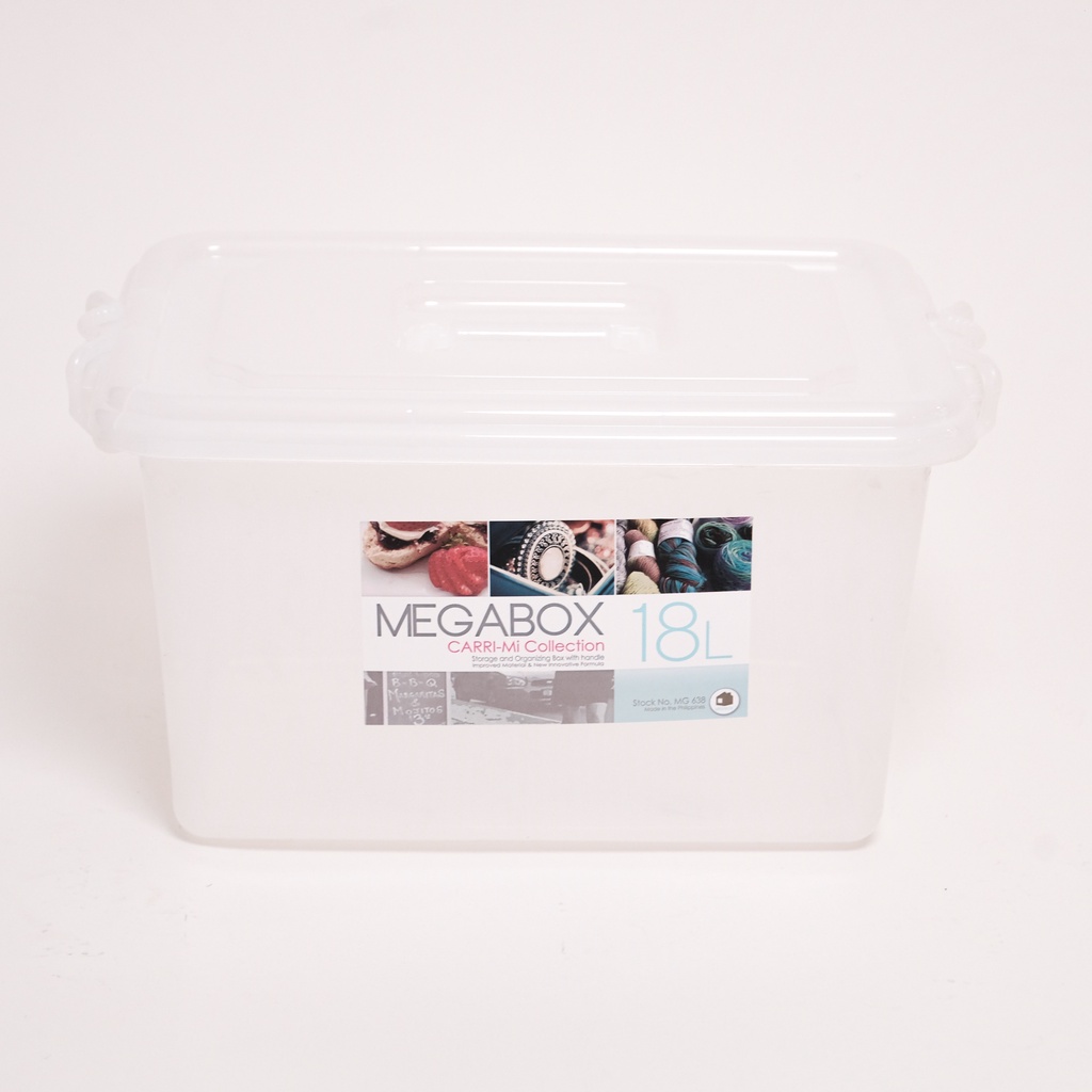 Megabox Carri-Mi Series Storage Box 18L | Shopee Philippines