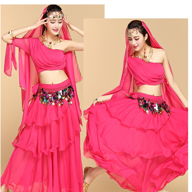Belly Dance Suit Top/kirt Indian Dance Costume Stage Performance ...