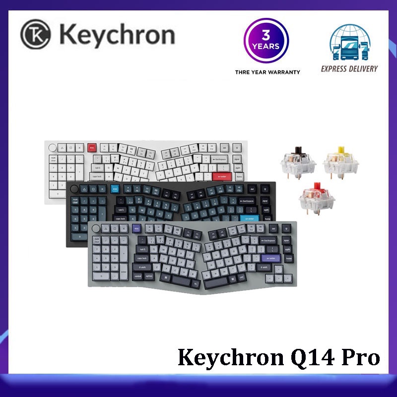 【in stock】Keychron Q14 Pro Customized Gasket Mechanical Keyboard ...