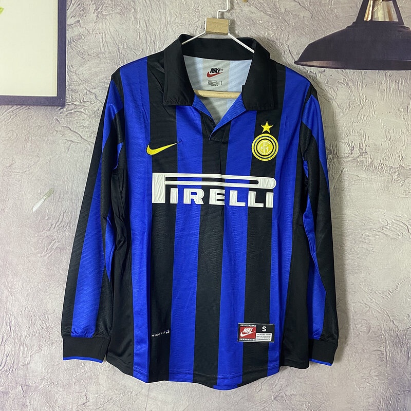 98-99 Inter Milan Home Men's Football Jersey Retro Soccer Shirt Grade ...