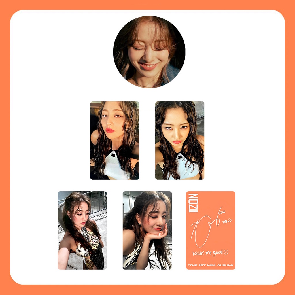 4pcs/set JIHYO TWICE 1st Mini Solo Album Photocards ZONE Killin' Me ...