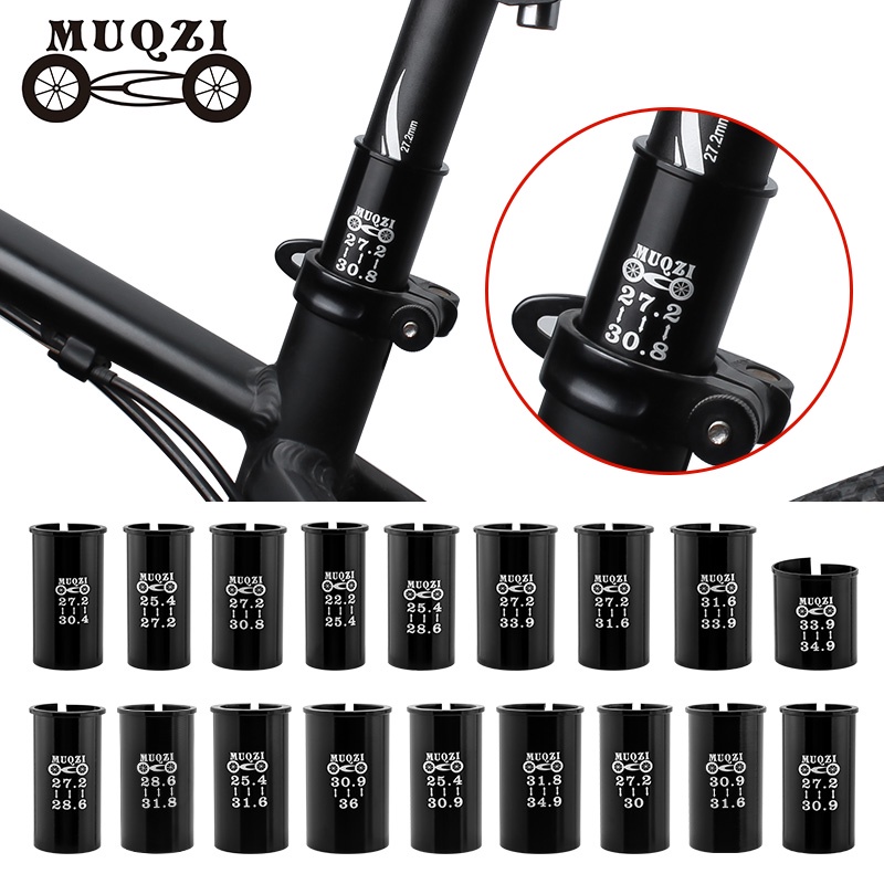 MUQZI Seatpost Adapter MTB Road Bike Seat Post Shim 22.2 25.4 27.2 to ...
