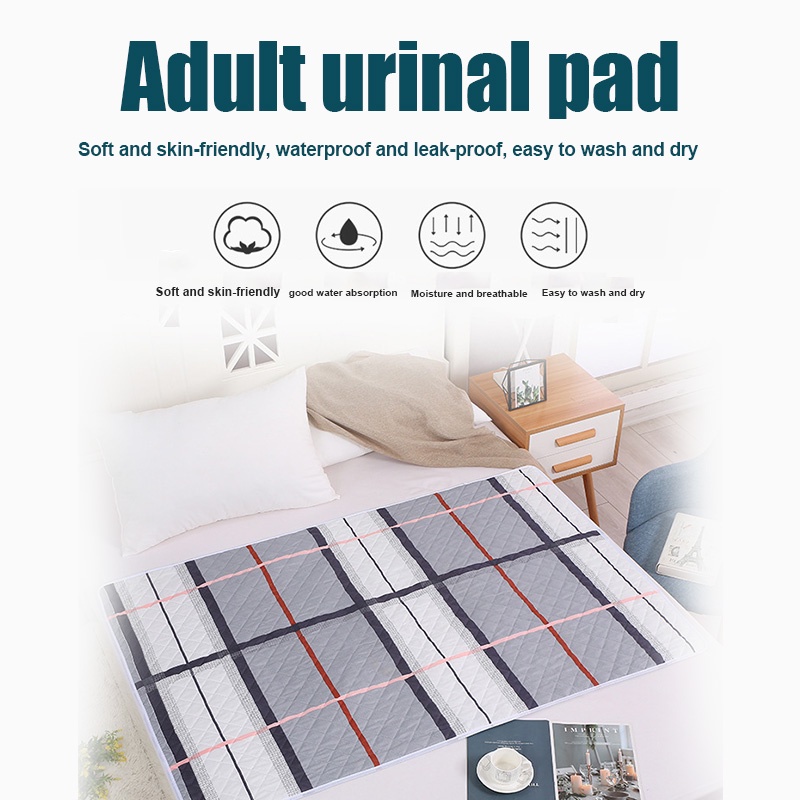 Reusable Underpad for Adults Washable Waterproof Incontinence Bed Pad ...
