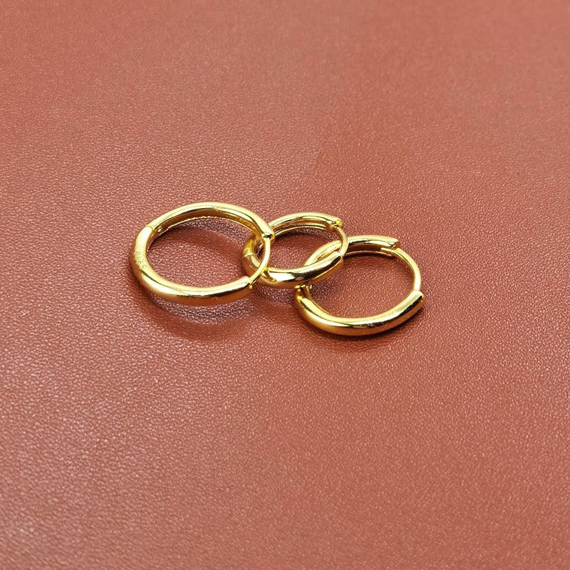 6/8/10/12mm Stainless Earring Non Tarnish Hoop Earings for Women ...