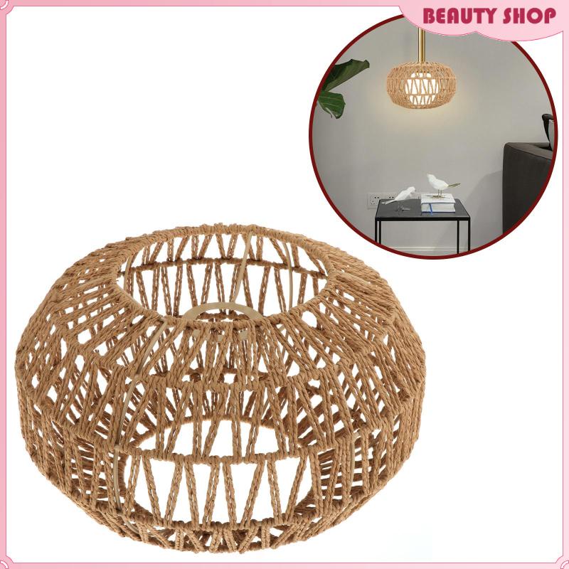 [Wishshopelxj] Handwoven Pendant Lamp Shade Chandelier Light Fixture ...